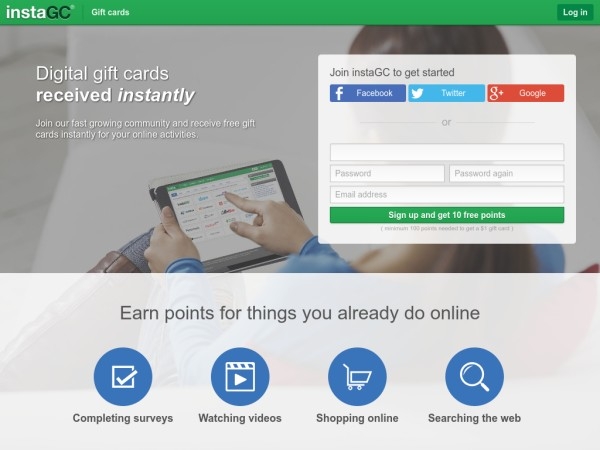 InstaGC - Trusted - GPT (Get Paid To) - Online Money World