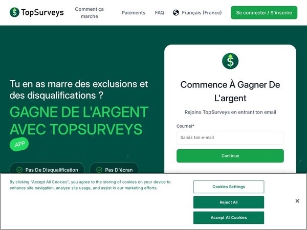 TopSurveys - Paid surveys - Online Money World
