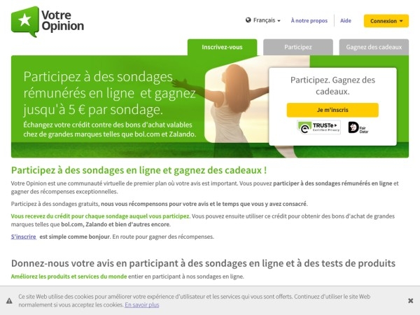 Votre Opinion (Valued Opinions) - Trusted - Paid surveys - Online Money ...